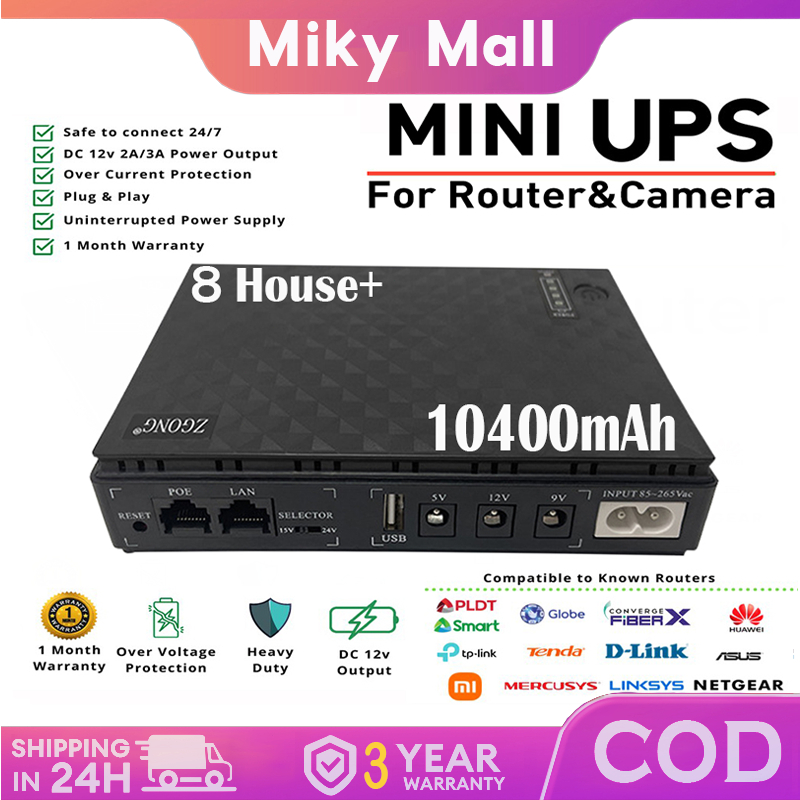Expose CCTV UPS Power Supply for wifi Router modem powerbank backup ...