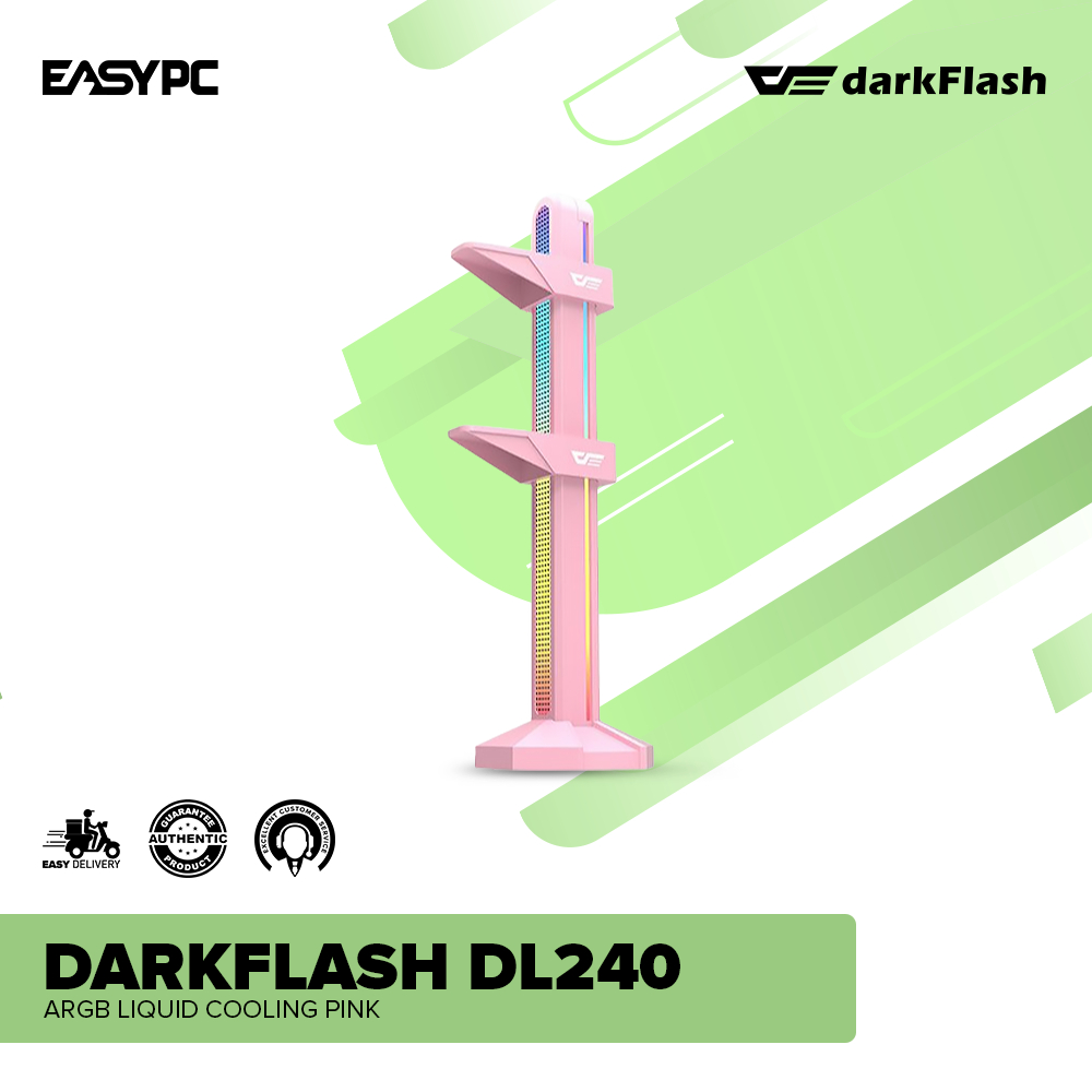 EasyPC| DarkFlash DL240 ARGB cpu Holder Pink and White Freebie | Shopee ...
