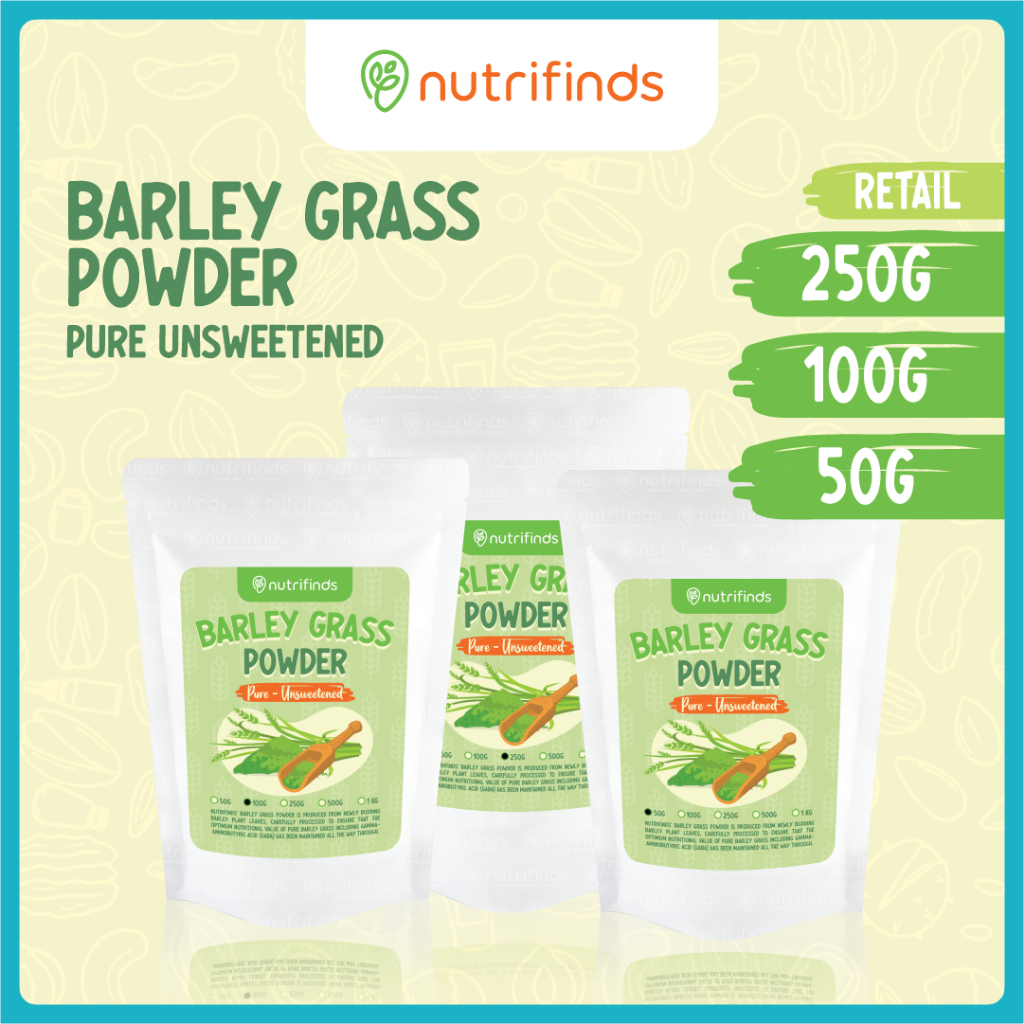Nutrifinds® Organic Barley Grass Powder - RETAIL | Shopee Philippines