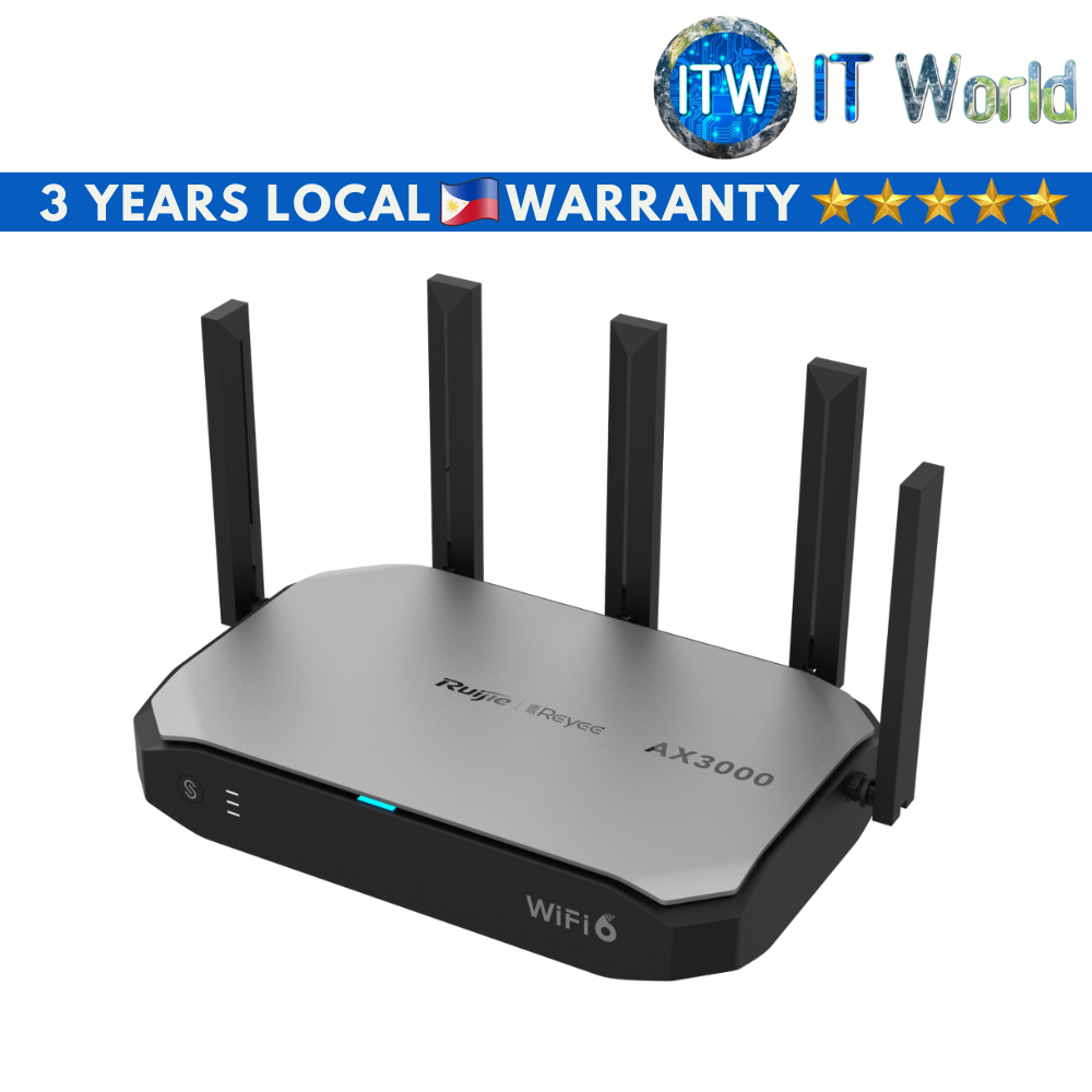 Itw | Ruijie Reyee RG-EG105GW-X Wi-Fi 6 AX3000 High-Performance All-in ...