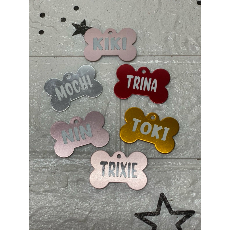 Customized Dog Tag Name ONLY | Shopee Philippines