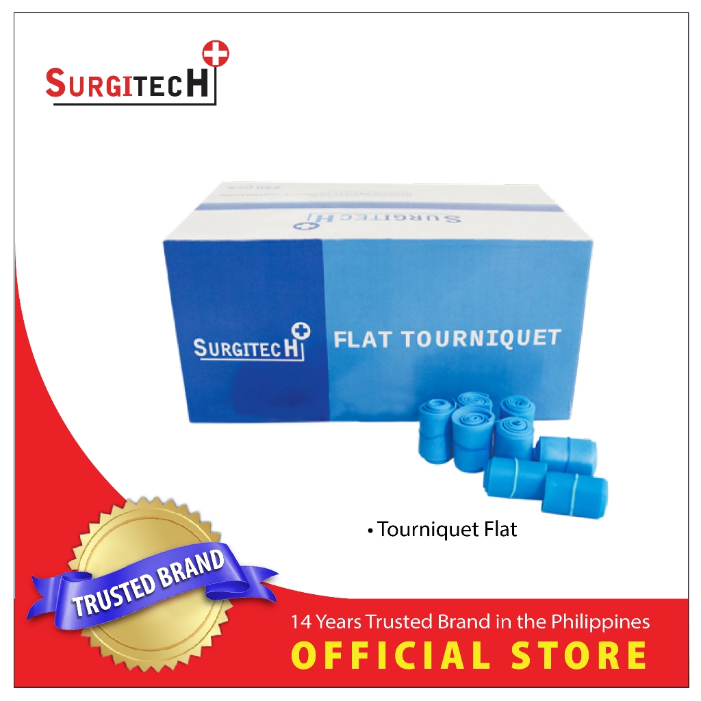 Surgitech Disposable Flat Medical Torniquet First Aid Supply (1pc ...
