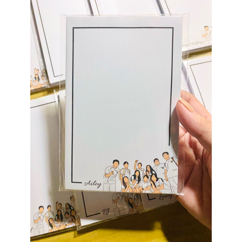 Personalized Notepad 50 pages 4x6 4x8 4x10 5.5x8 | souvenir gift ...