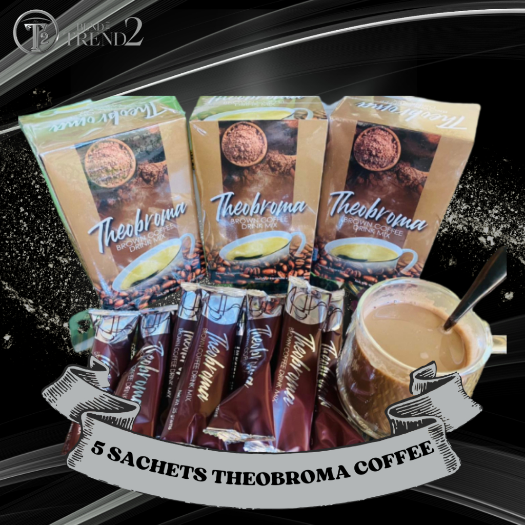 5 SACHETS THEOBROMA COFFEE / ORIGINAL | Shopee Philippines