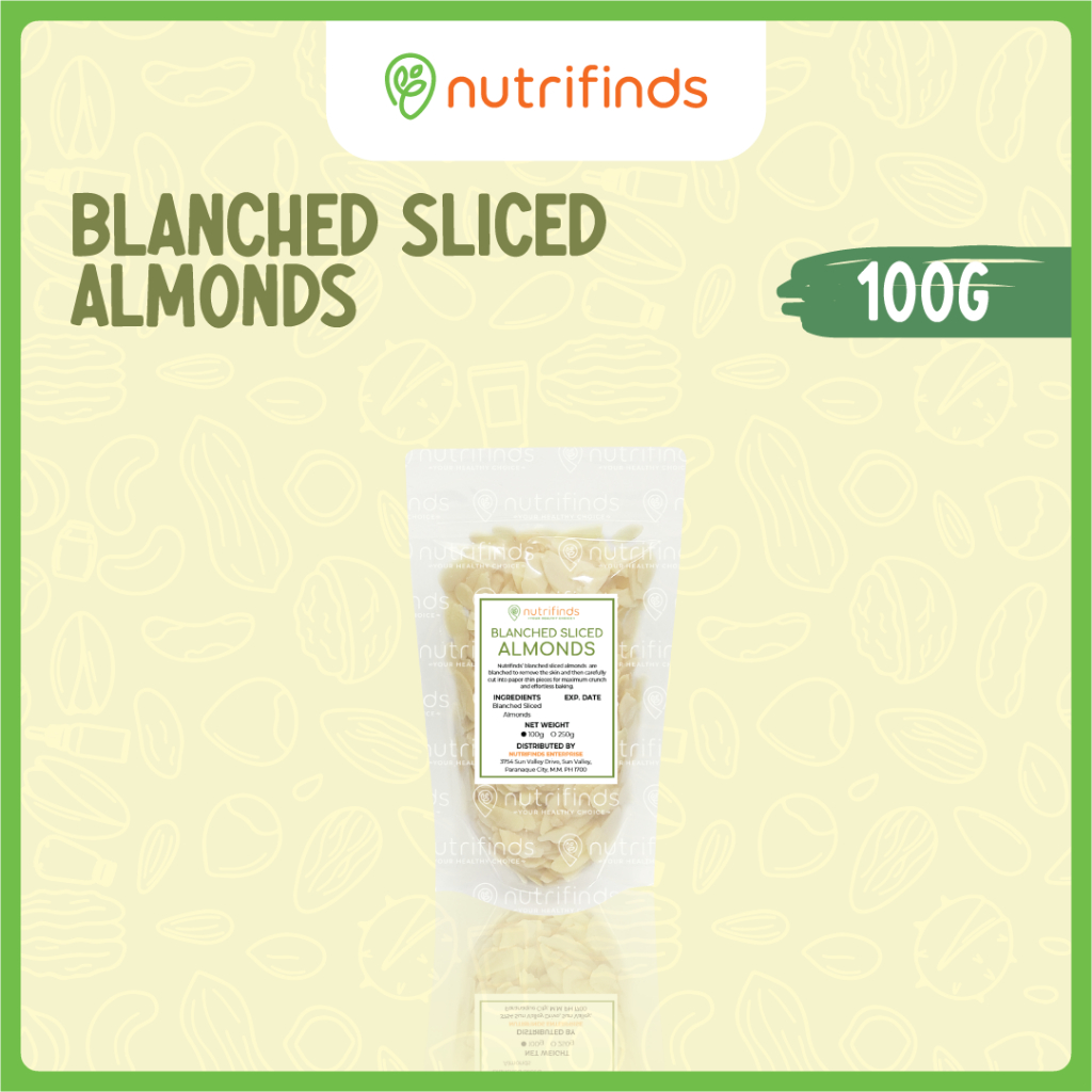 Nutrifinds® Blanched Sliced Almonds - RETAIL | Shopee Philippines