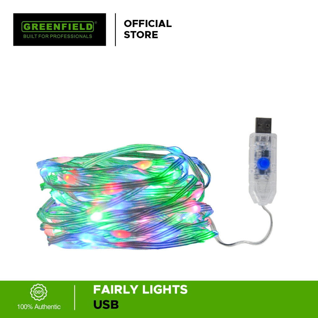 Greenfield Fairy Lights USB-10M | Shopee Philippines