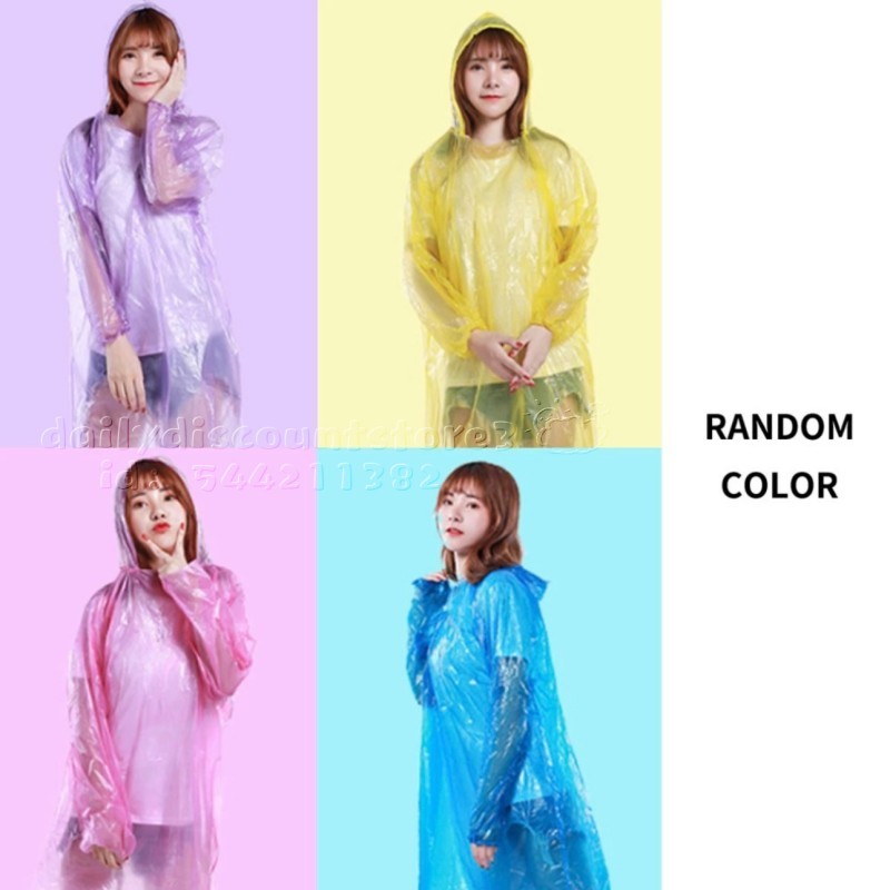 Card Raincoat Disposable Portable Raincoat Whole Body Rain Cover ...