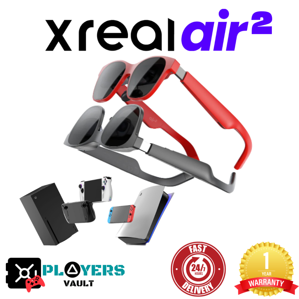 Xreal Air 2: Augmented Reality Glasses, Watch, Stream, and Game on PC ...