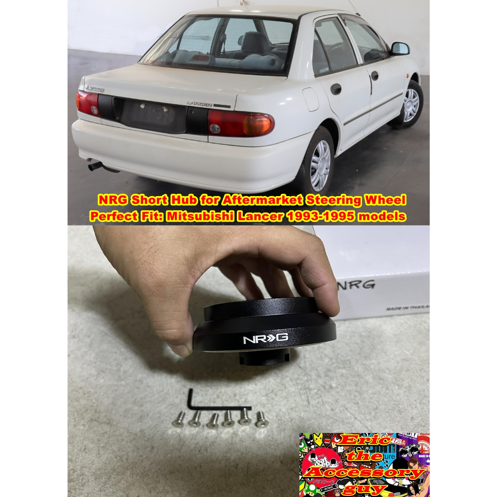 Mitsubishi Lancer itlog NRG Steering Wheel Short Hub (1993-1995 models ...