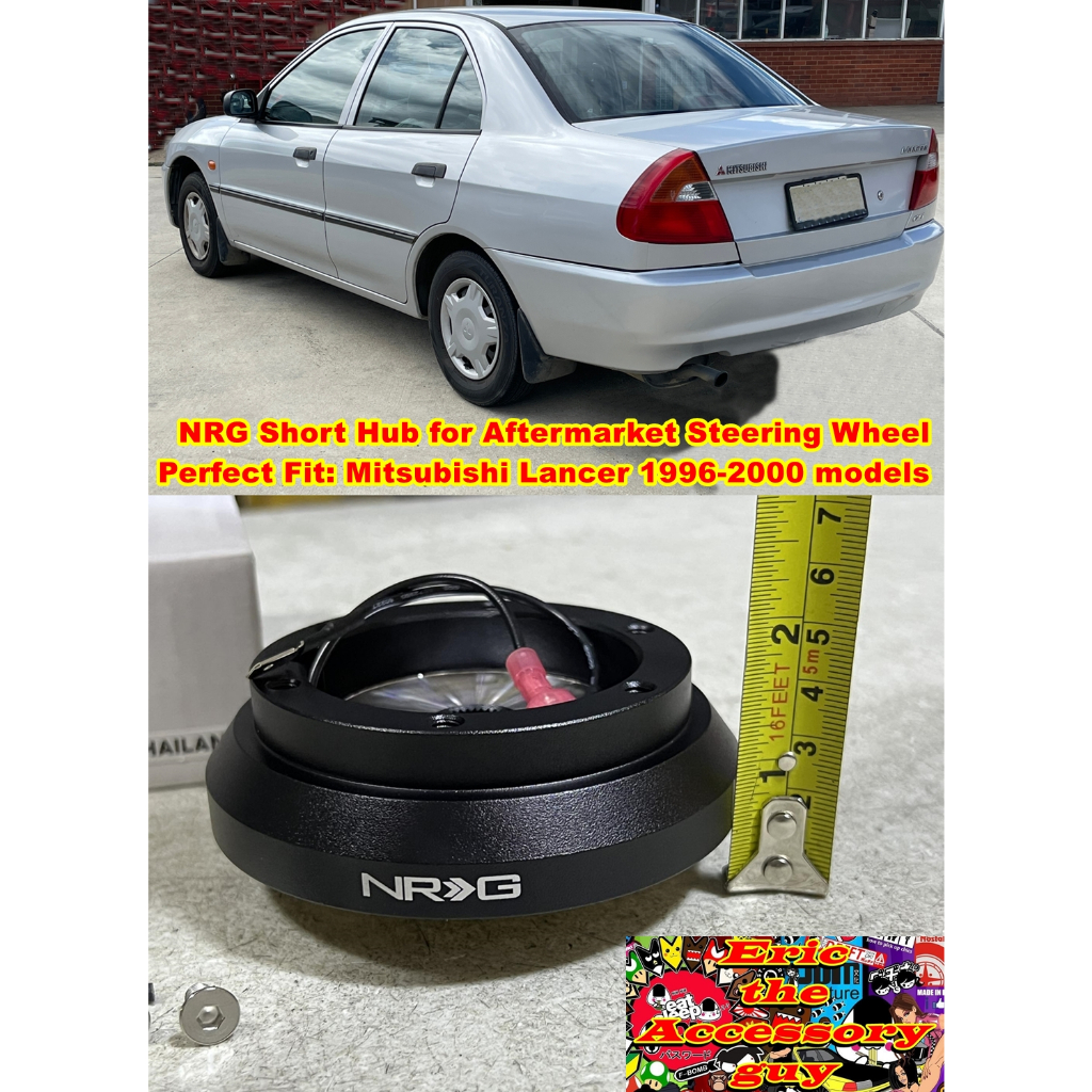 Mitsubishi Lancer Pizza Pie NRG Steering Wheel Short Hub (1996-2000 ...