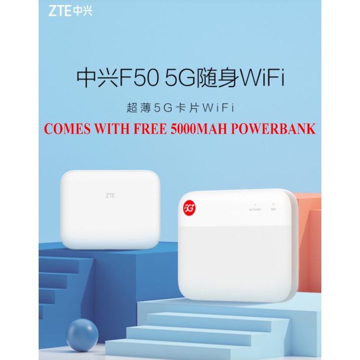 ZTE 5G PORTABLE/POCKET WIFI F50 | Shopee Philippines