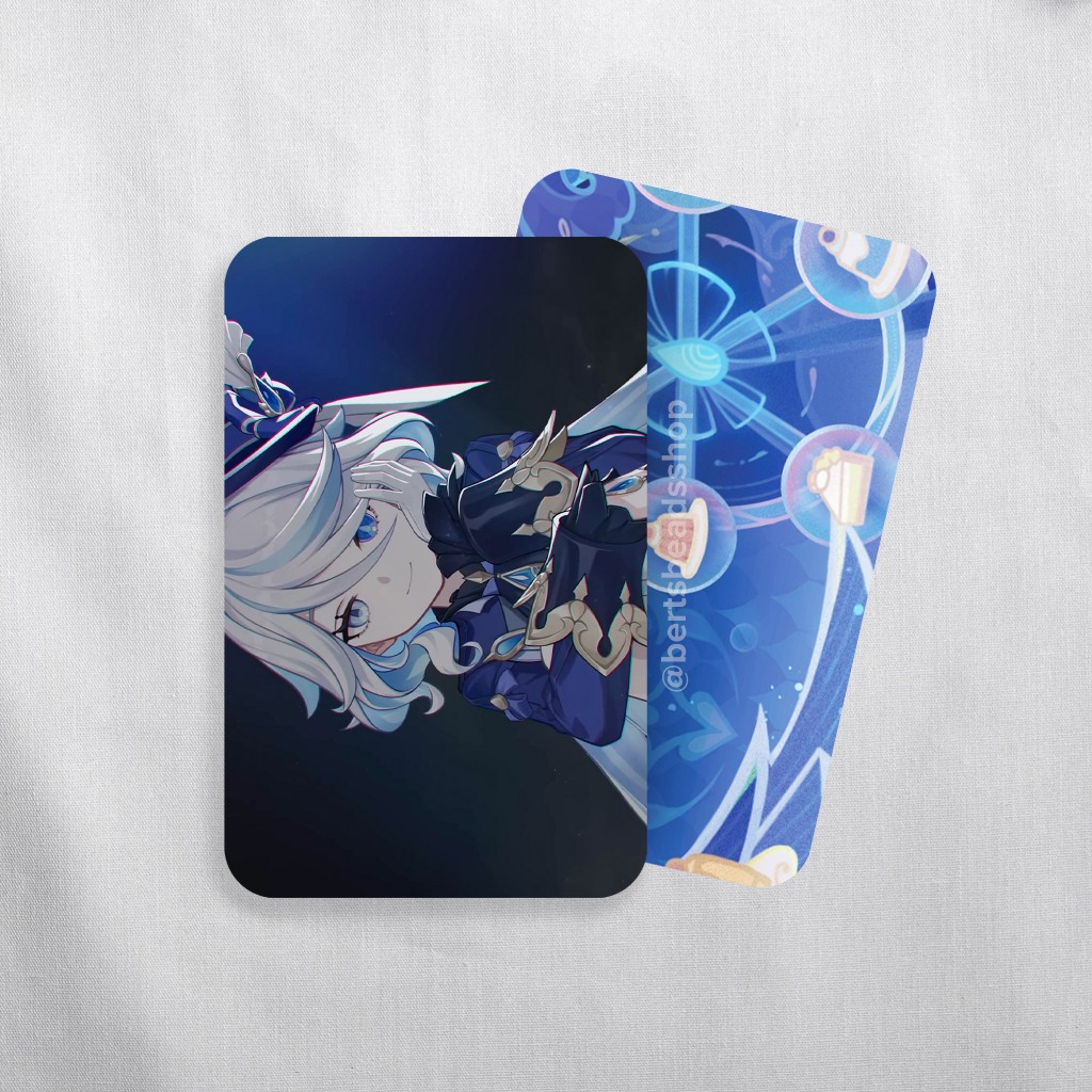 Genshin Impact Photocards - FURINA Textured Photocards Front and Back ...