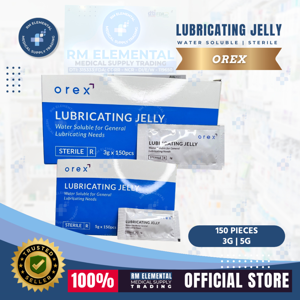 Orex Lubricaring Jelly (sold per box 3g/5g) | Shopee Philippines