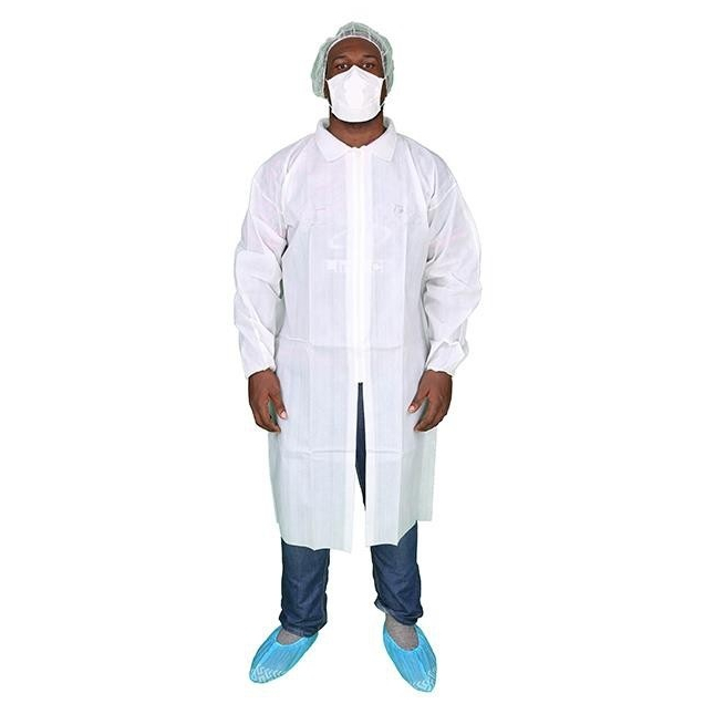 AZ+CLEAN Non Woven Fabric Disposable Medical Protective Gown Coverall ...