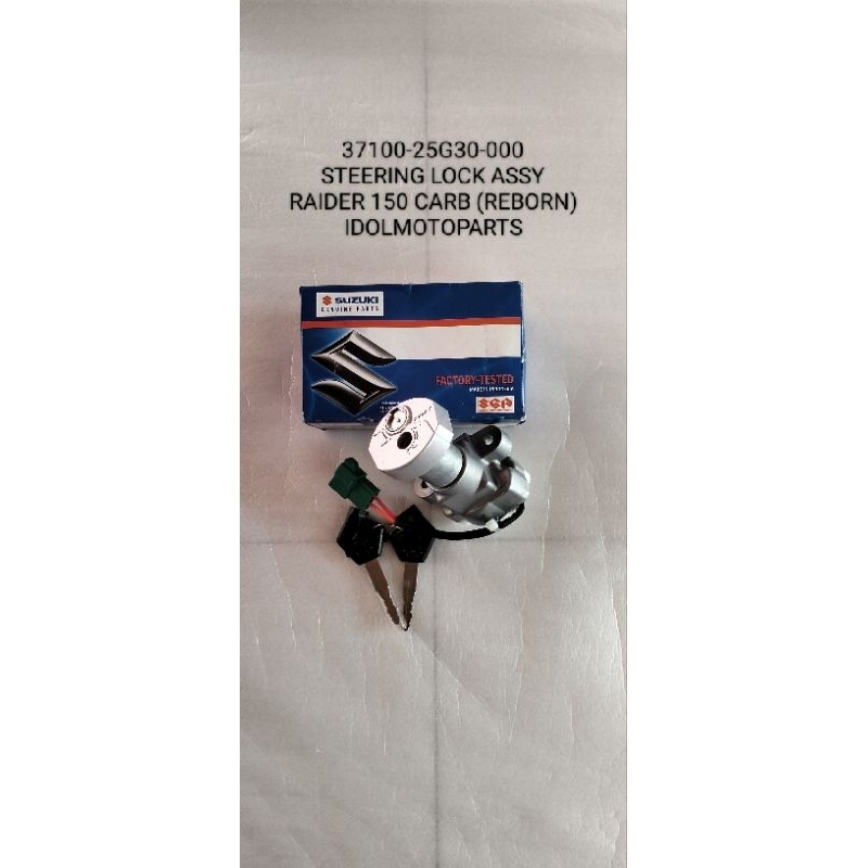 SGP STEERING LOCK SET FOR RAIDER 150 CARB (STEERING ONLY /REBORN ...