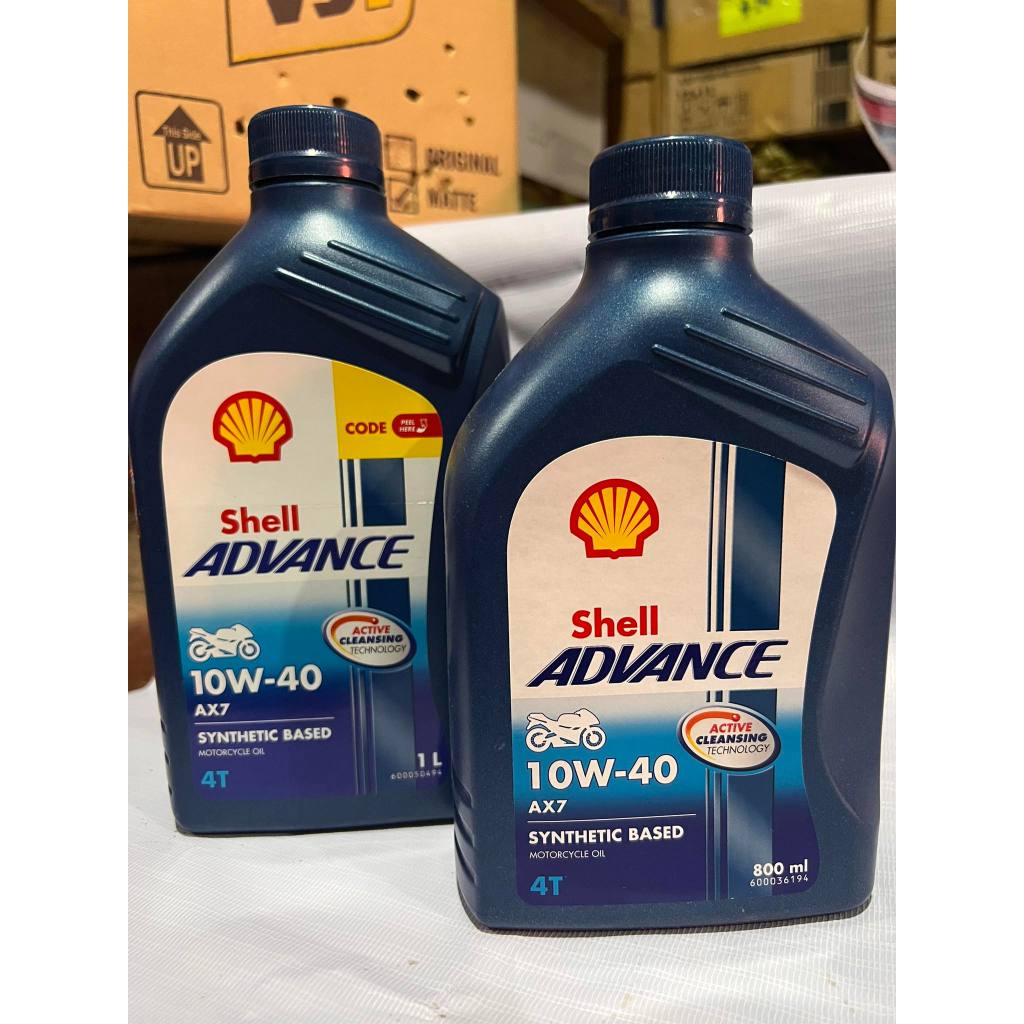 Shell Advance 10W-40 AX7 Synthetic Based | Shopee Philippines