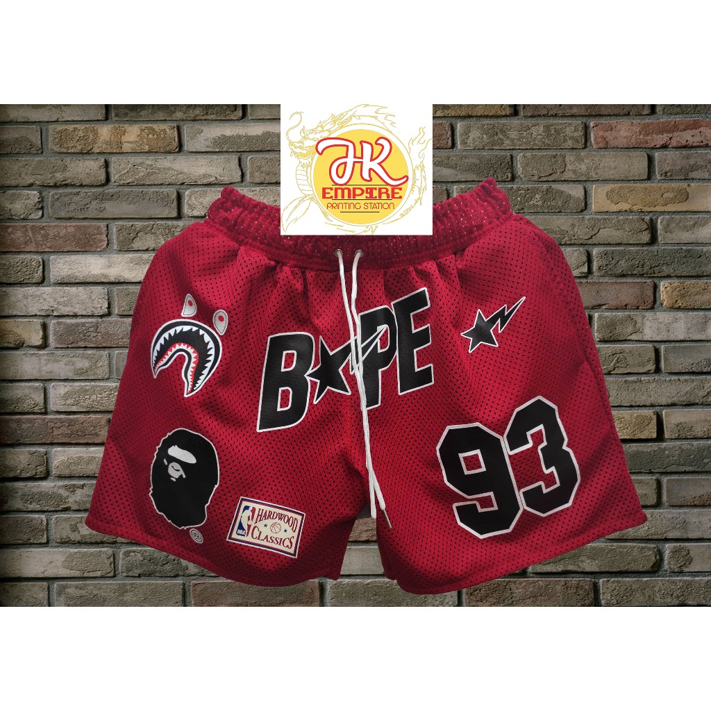HK.EMPIRE MESH SHORT basketball LOGO PRINT QAULITY FABRIC QUALITY PRINT ...