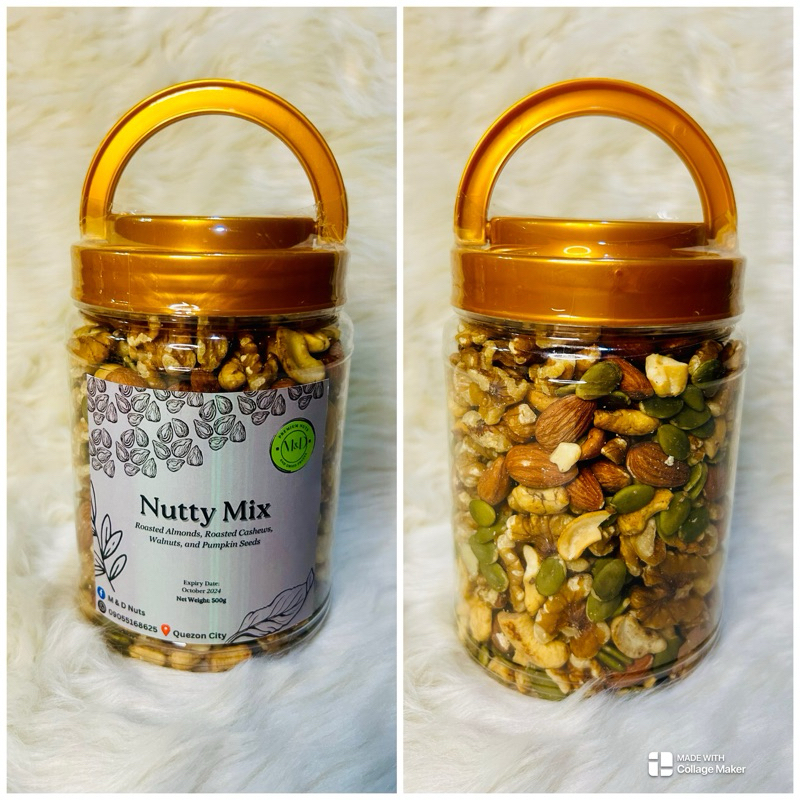 500g Nutty Mix (Jar) | Shopee Philippines