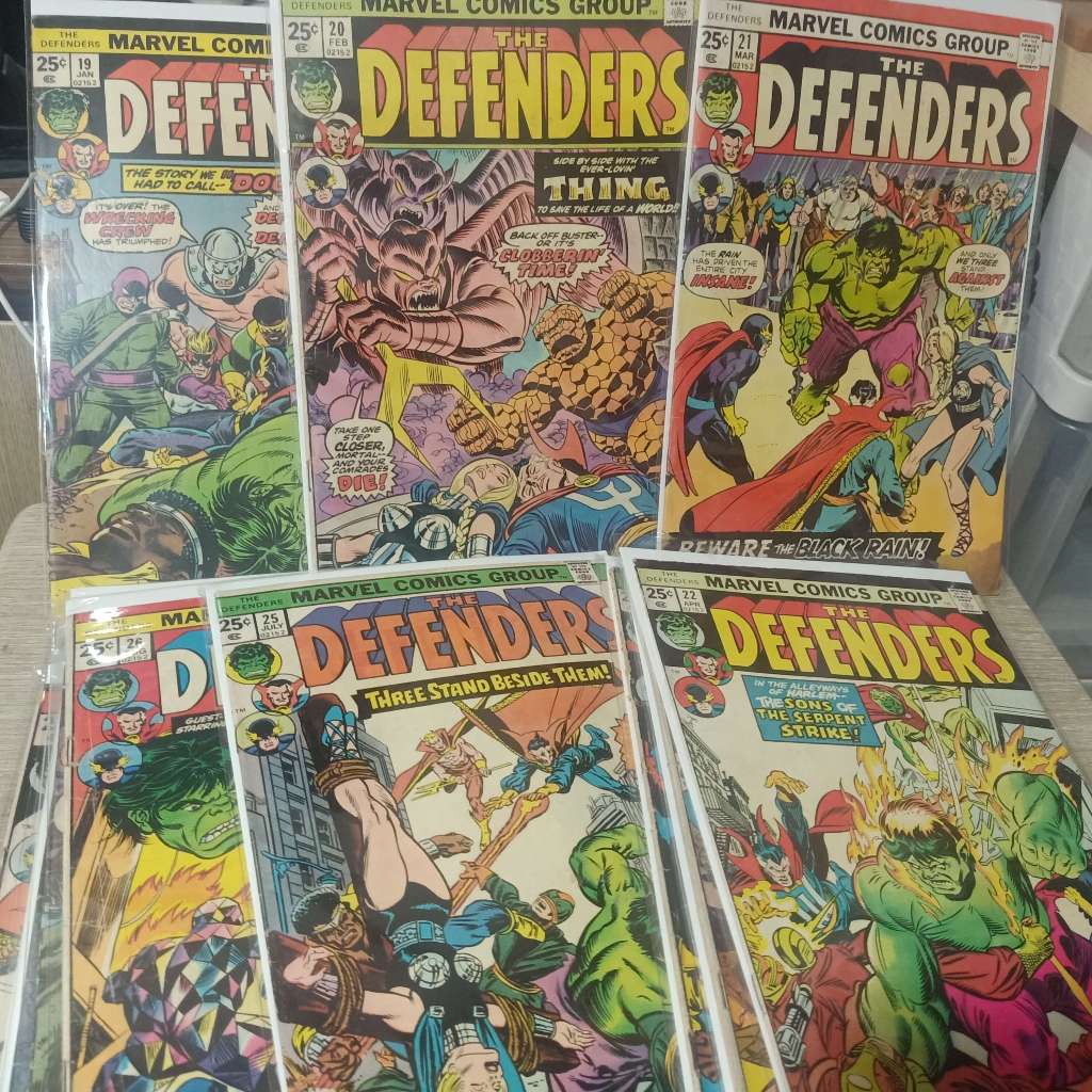 Defenders #19 to 50 (1970s Marvel comics) - price per piece | Shopee ...
