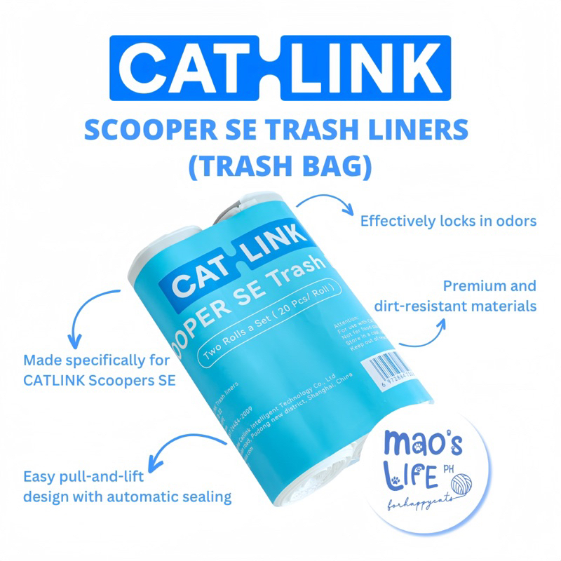 Catlink Scooper SE BayMax Waste Bag (2 rolls / 40pcs) | Shopee Philippines
