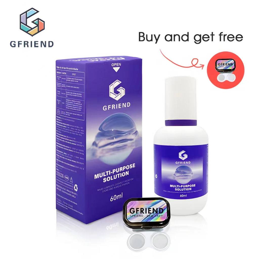 (COD&Gifts)Contact lens solution 60ml,Contact Lens Case Box ALL IN ONE ... (COD&Gifts)Contact lens solution 60ml,Contact Lens Case Box ALL IN ONE ...