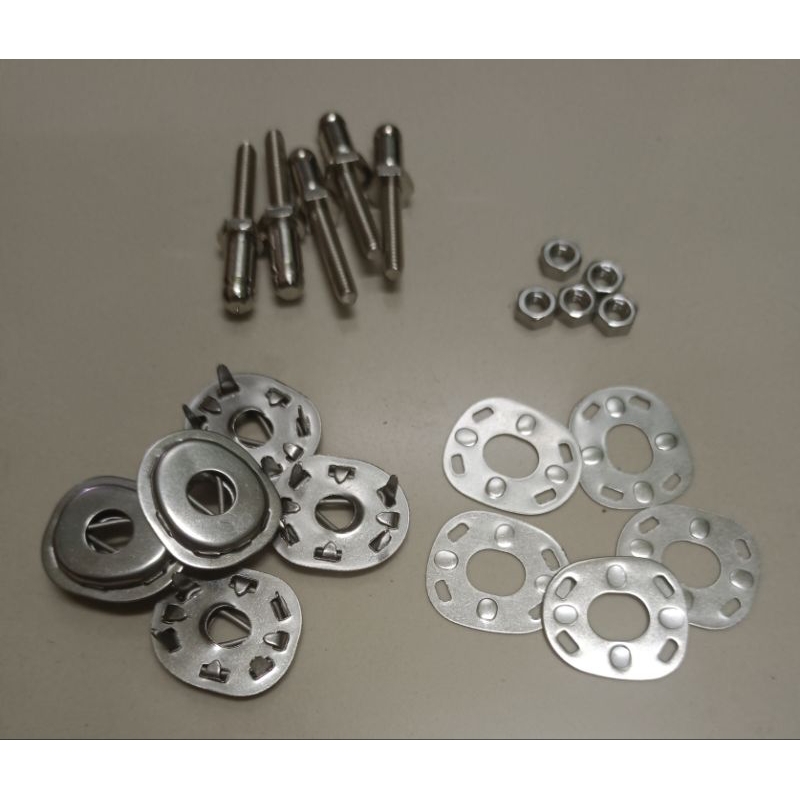 5 Sets Chonggo Button Stainless / Upholstery Materials / Tricycle ...