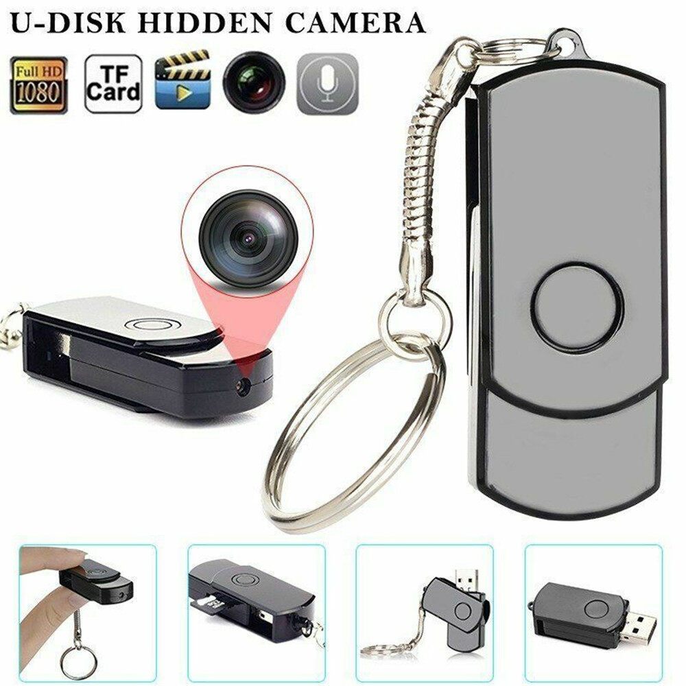 Upgraded U-Disk Full HD 1080P Mini Hidden Camera Small Body Camera For ...
