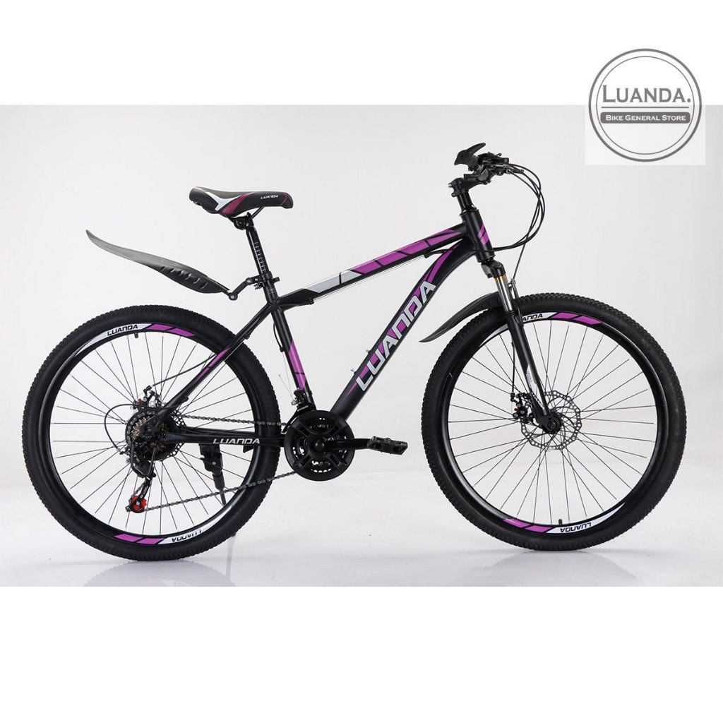LUANDA Mountain Bike 26" Positioning Gear Alloy Wheels 21 Speed Safety ...