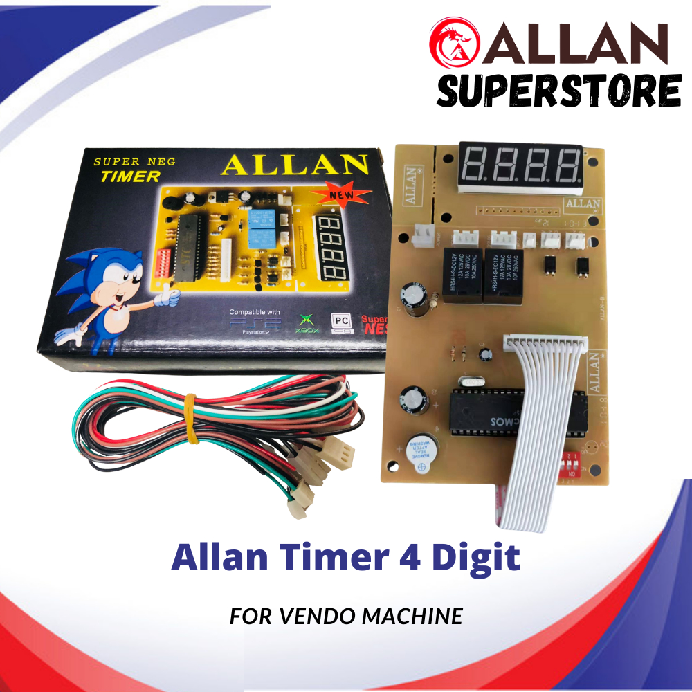Allan Superstore 4 Digit Timer For Pisonet / Pisowifi / Vending Machine ...