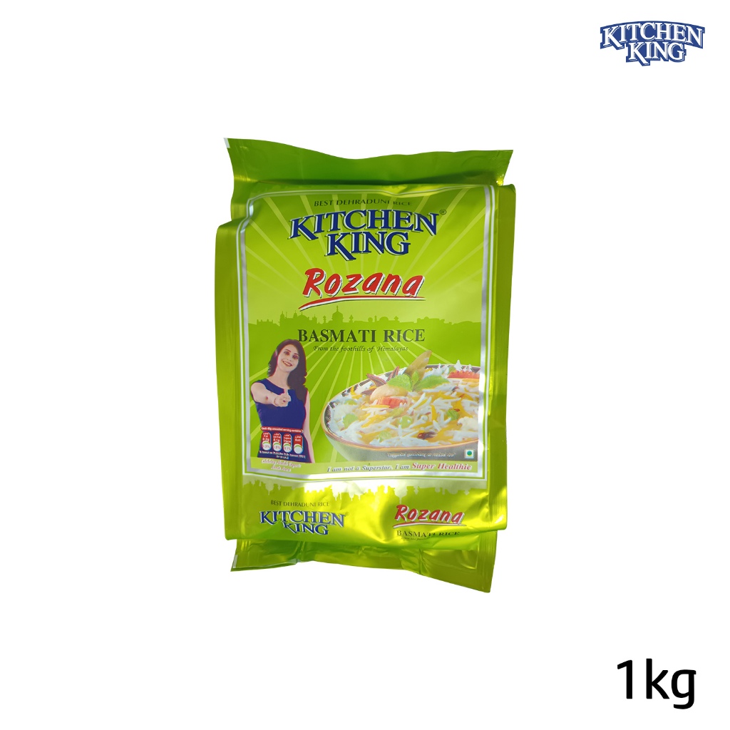 Kitchen King Rozana Basmati Rice 1kg | Shopee Philippines