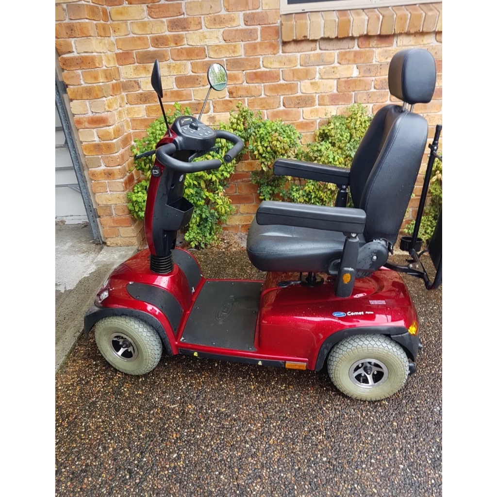 MOBILITY SCOOTER INVACARE COMET ALPINE 160KG LOAD 58 KILOMETER RANGE HEAVY DUTY | Shopee Philippines