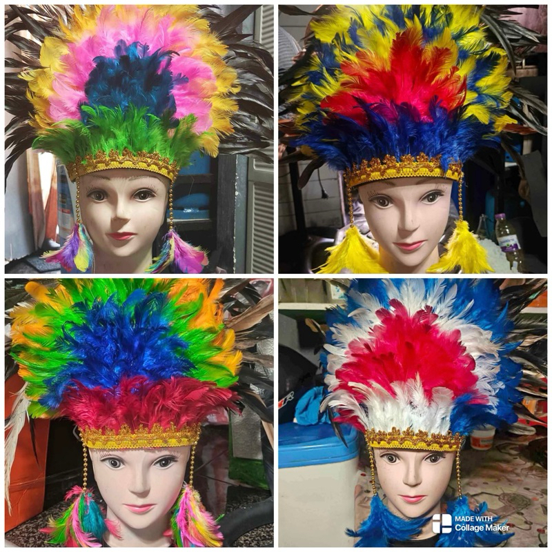 Cutesy Colorful Headress United Nation Costume Headress Tribal Headress ...