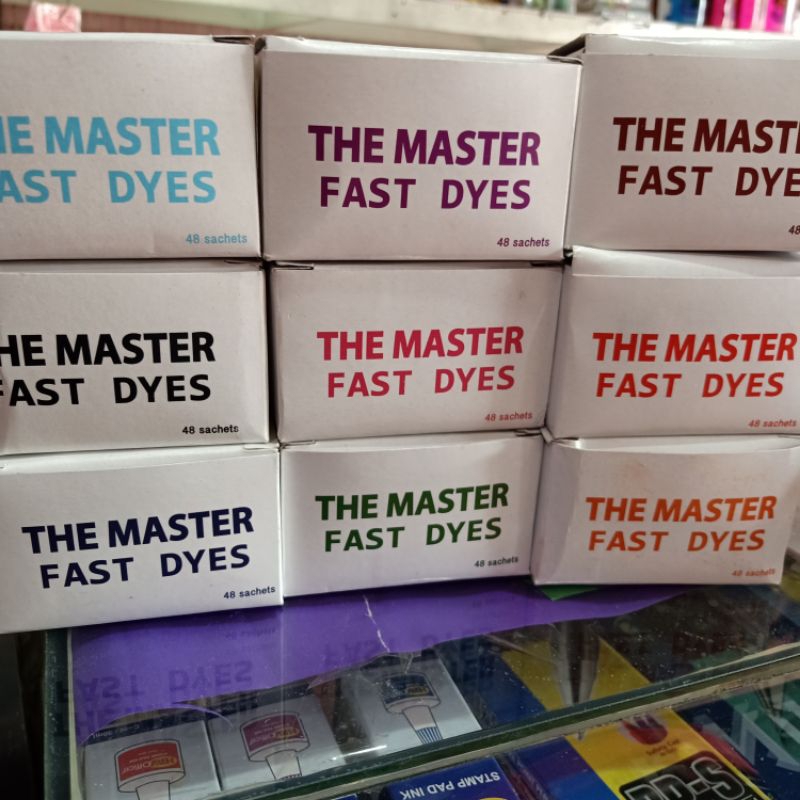 The Master Fast Dyes (48 sachet in one box) | Shopee Philippines