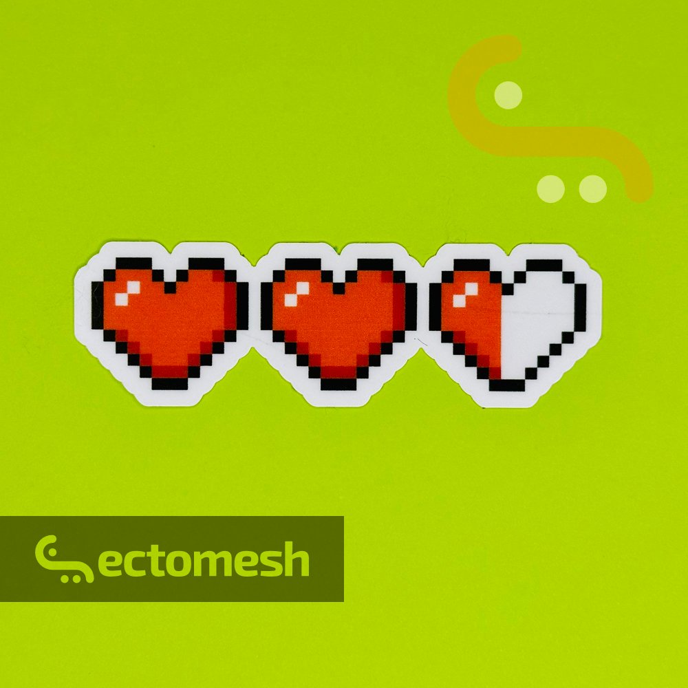 Retro Health Bar - Vinyl Waterproof Sticker for Cars and Motorcycles by ...