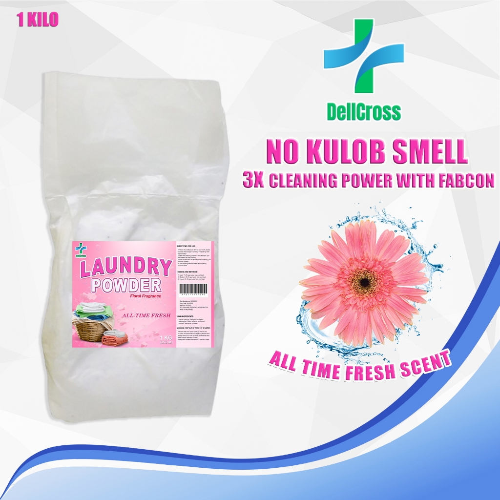 DELLCROSS POWDER DETERGENT UP TO 3X POWERFUL CLEANING with FABCON ALL ...