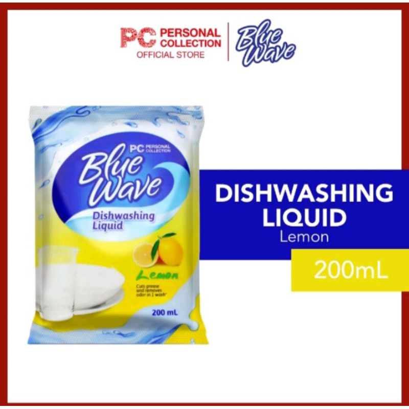 BLUE WAVE DISHWASHING LIQUID 200ML | PC | NAKAMA'S ABUBOT | Shopee ...