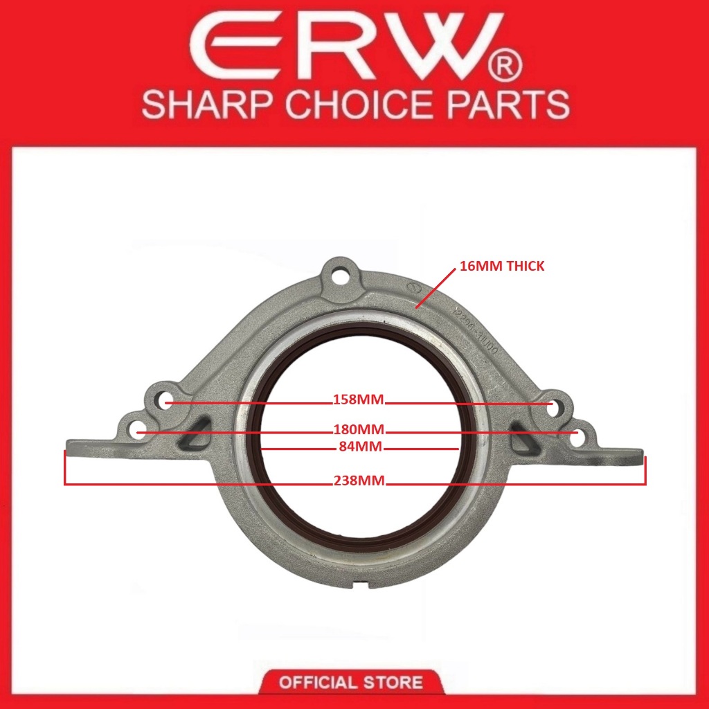 CRANKSHAFT OIL SEAL NISSAN CEFIRO 3.5 VQ20DE "84 X 180 X 16 ...