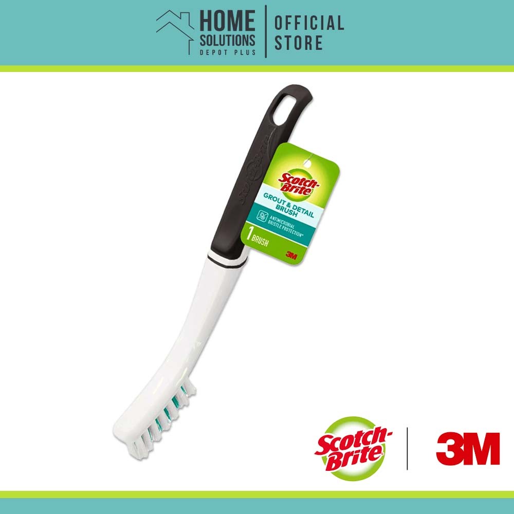 SCOTCH-BRITE TILE & GROUT BRUSH #3M511/1pc | Shopee Philippines