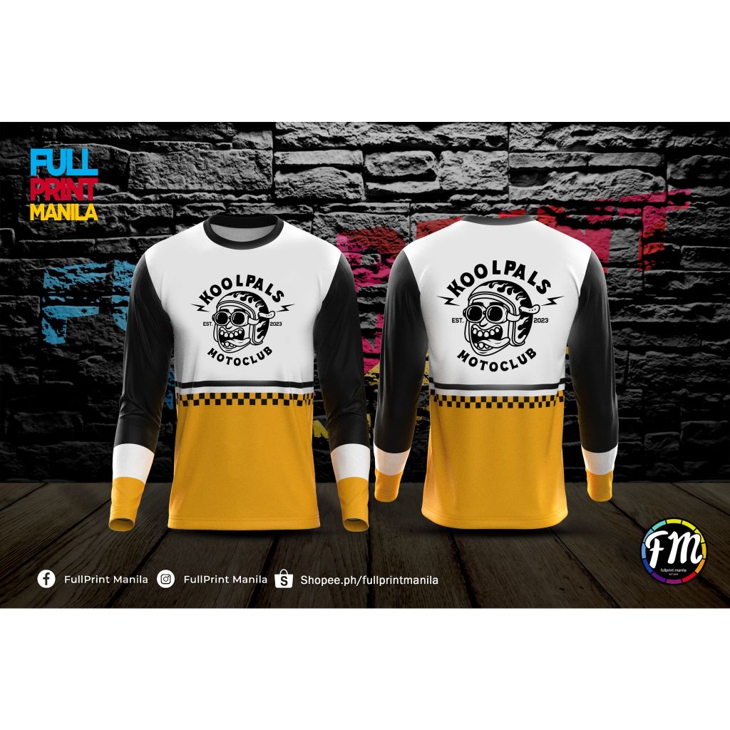 KOOLPALS MOTO CLUB RIDING JERSEY | Shopee Philippines