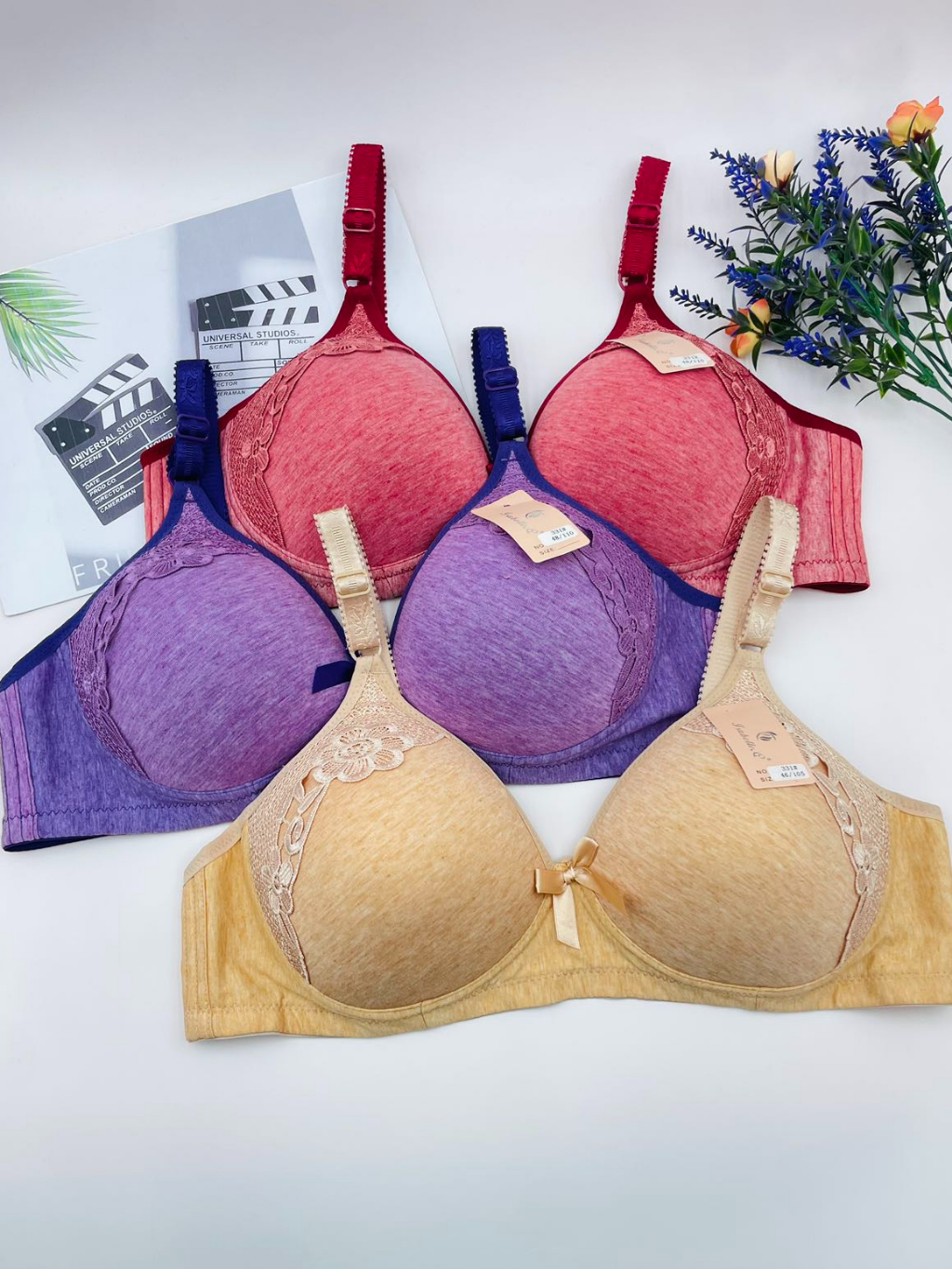 BEST Seller Plus size cup D/D+ Non wire cotton bra #331 | Shopee ...