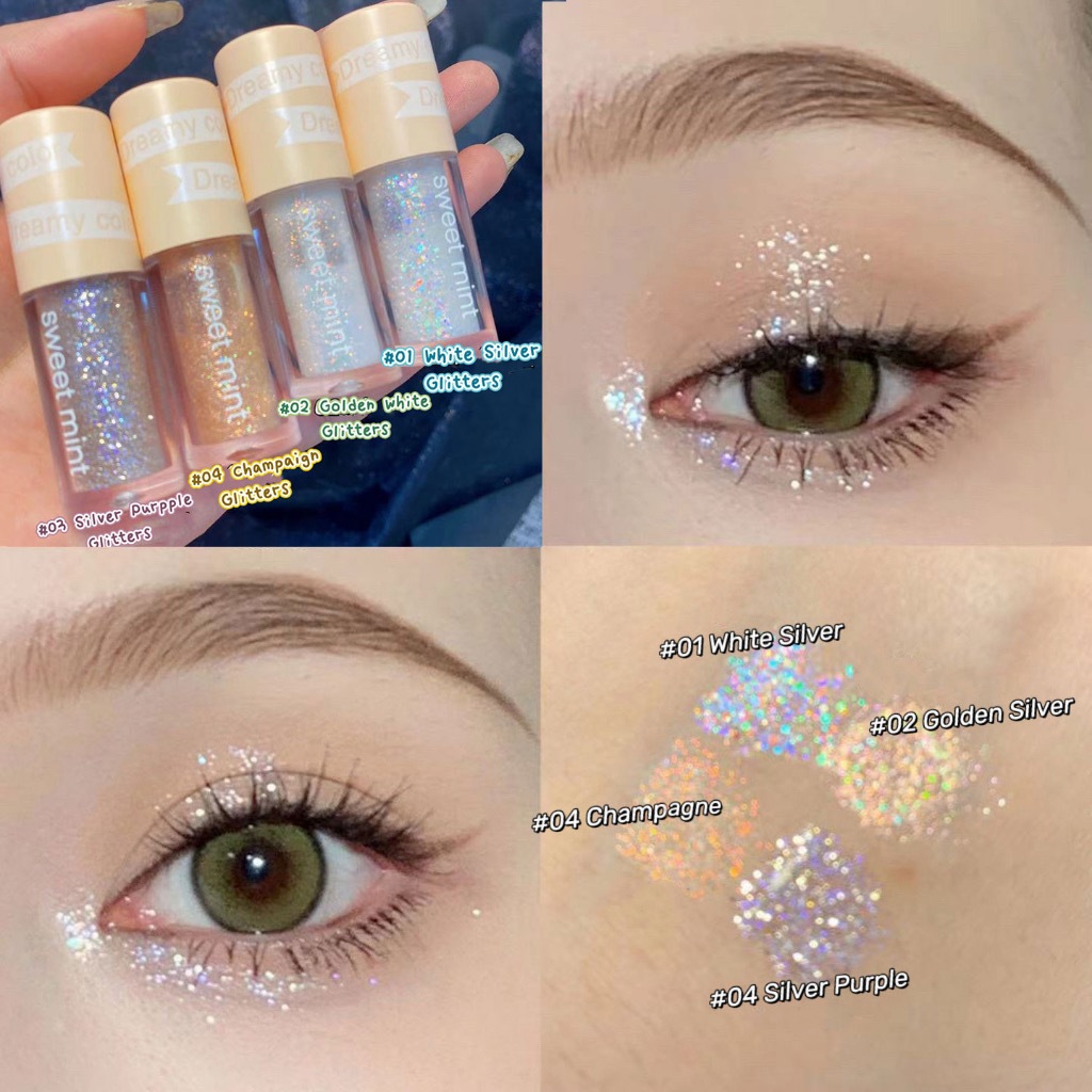 Starlight Liquid Highlighter Glitter Shimmer Creamy Eyeshadow Brighten ...