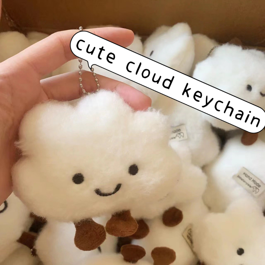 VG Cute Cloud Pendant Bag KeyChain Pendant cloud doll | Shopee Philippines
