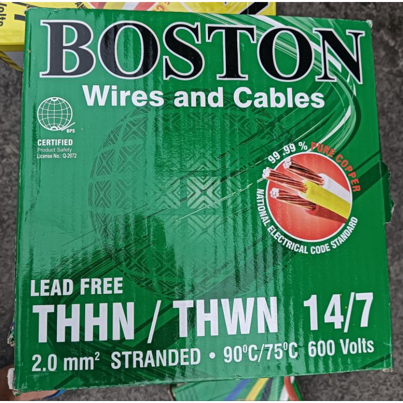 BOSTON THHN THWN STRANDED WIRE 14/7. 2.0. 150 meters. electrical wire ...