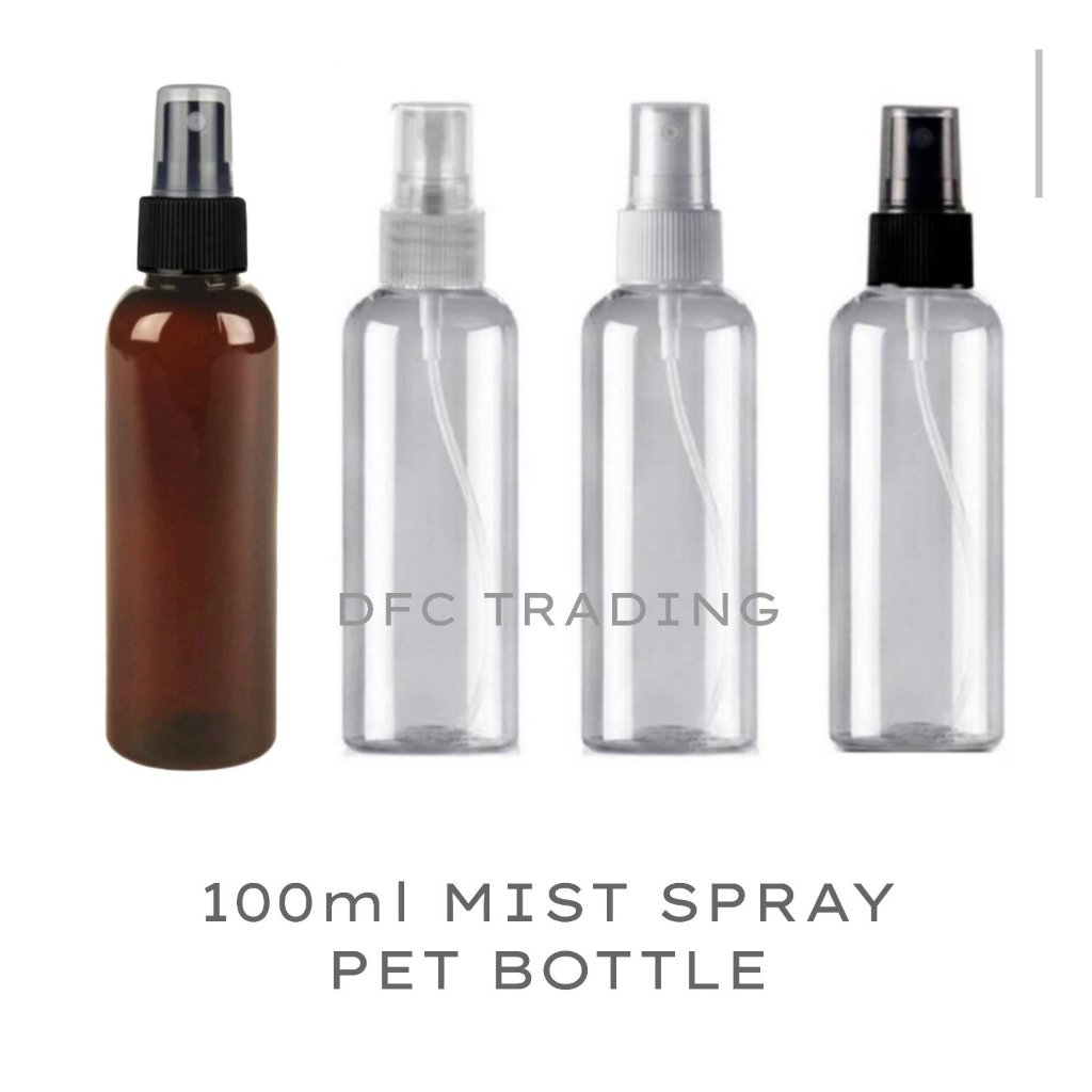 100 ML Mist Spray Reusable Portable Alcohol Bottle Empty Hand Sanitizer ...