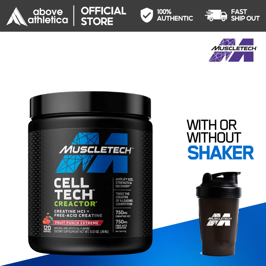 Muscletech Creactor Creatine Hcl Powder 120 Servings Post Workout ...