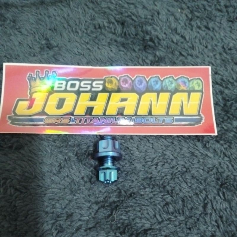Gr5 Real Titanium Bolts fluid tank Bolts w/nut sold per pc. | Shopee ...