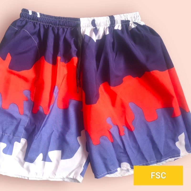 TASLAN SHORT PUZZLE PRINT FIT TO XL | Shopee Philippines