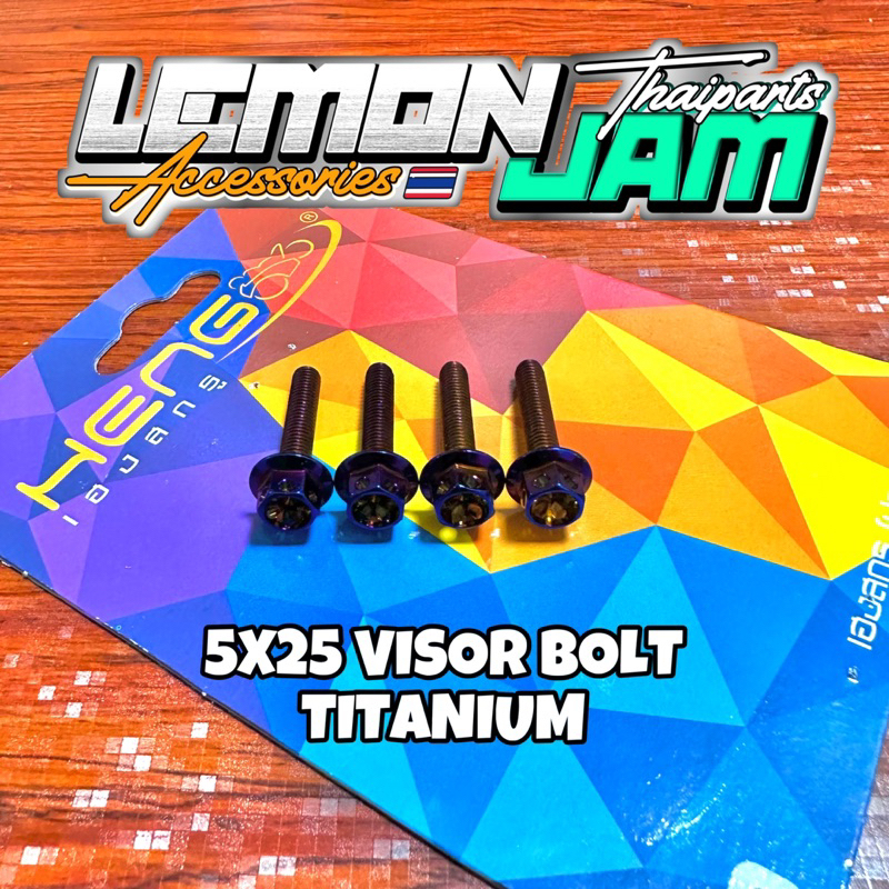 5x25 titanium visor bolt nmax / aerox / adv | Shopee Philippines