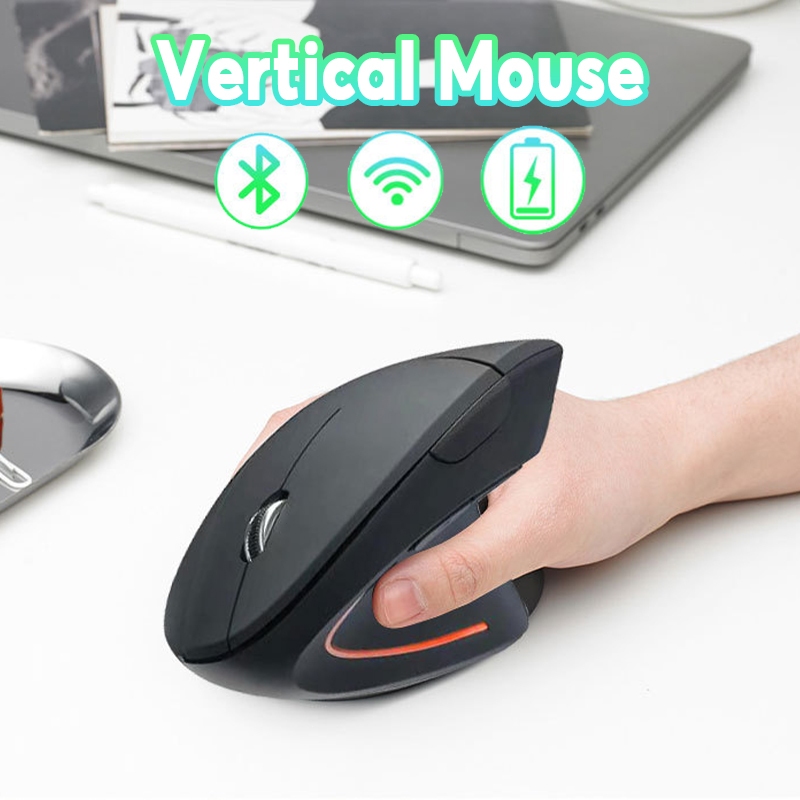 2.4Ghz Wireless Computer Mouse Ergonomic Vertical Mouse Rechargeable ...