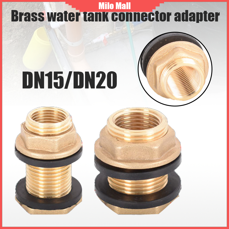 Solid Brass Water Tank Connector M1/2'' M3/4'' M1'' Connector For Water ...
